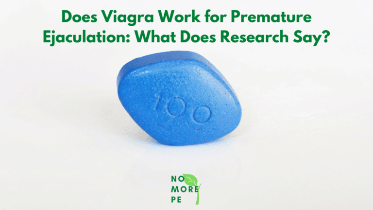 Does Viagra Work for Premature Ejaculation? - No More PE